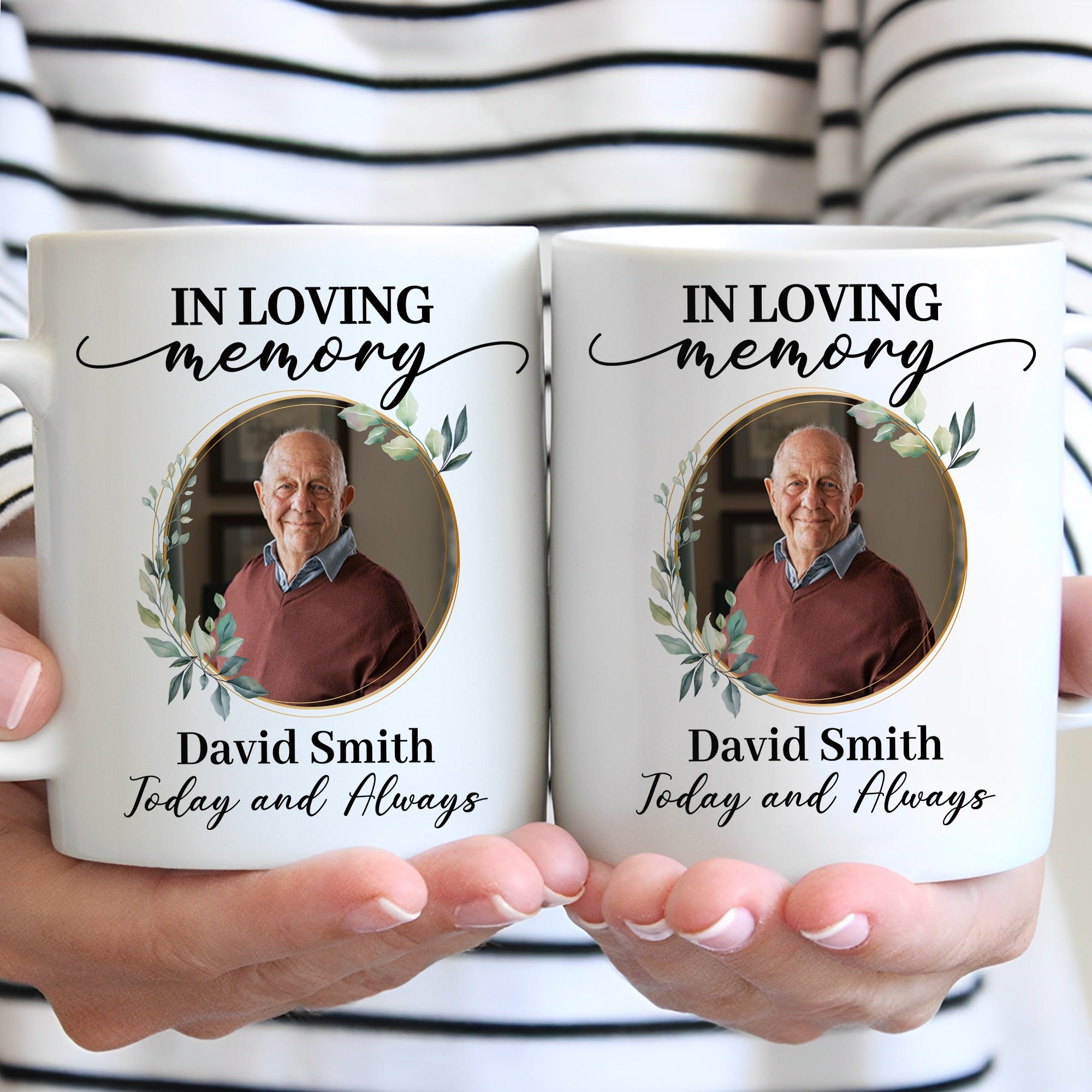 Personalized Photo In Loving Memory Mug, Memorial Gift for the Loss of a Loved One Mug, memorial ...