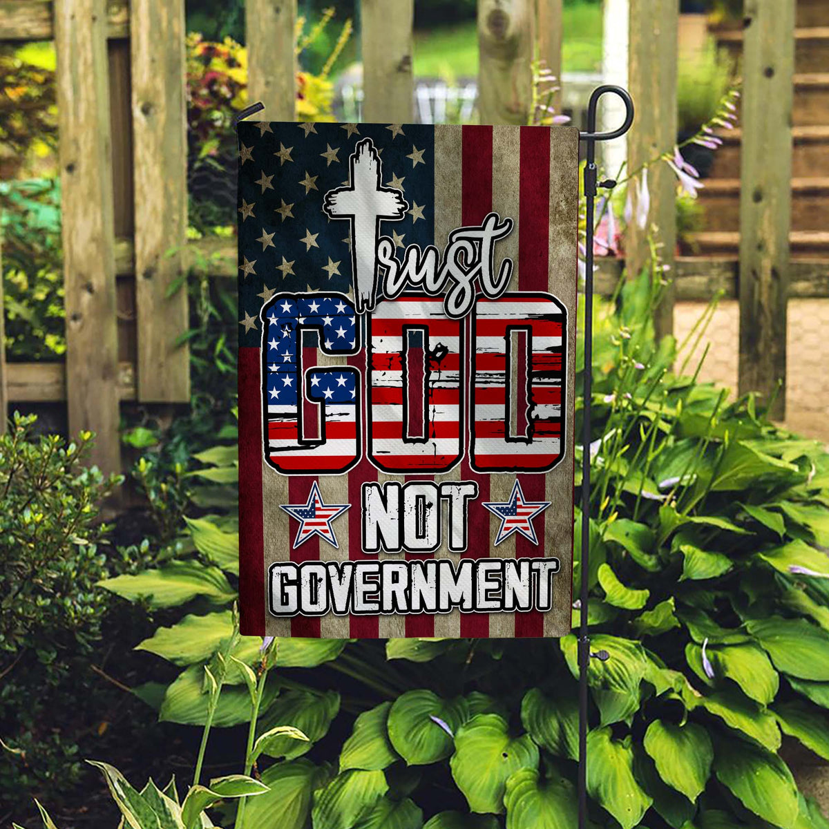 Faith In God Not Government Faith Religious Bible Flag, Anti Government ...