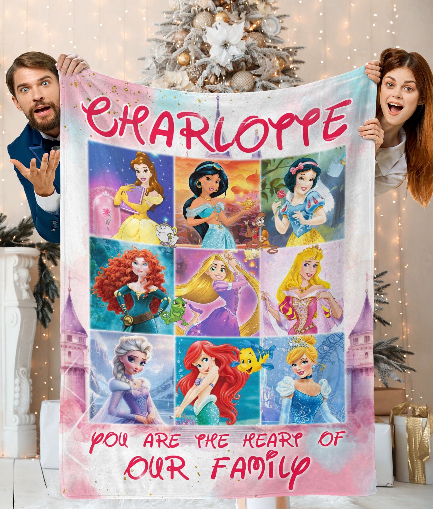 Personalized Daughter's Princess Watercolor Name You Are The Heart Of ...