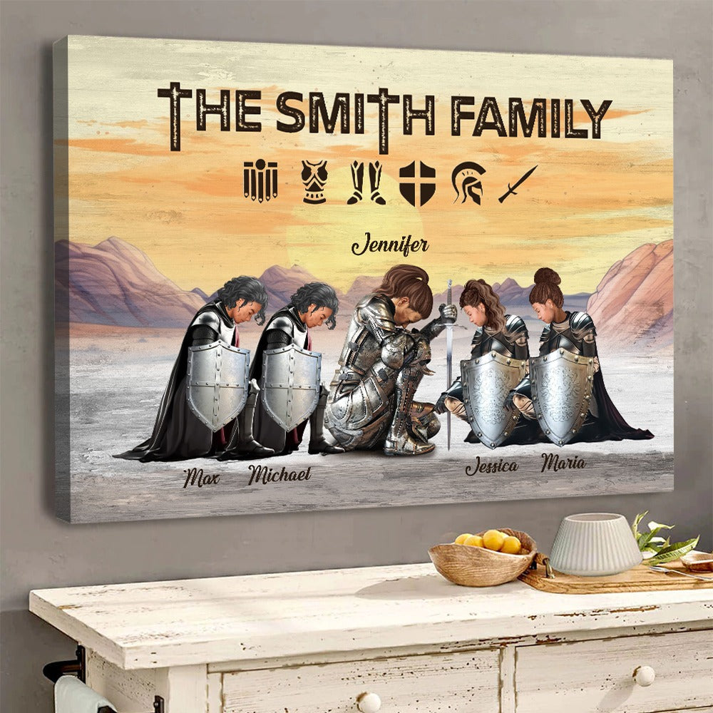 Personalized The Single-Parent Family Warrior Of God, Put On The Full ...