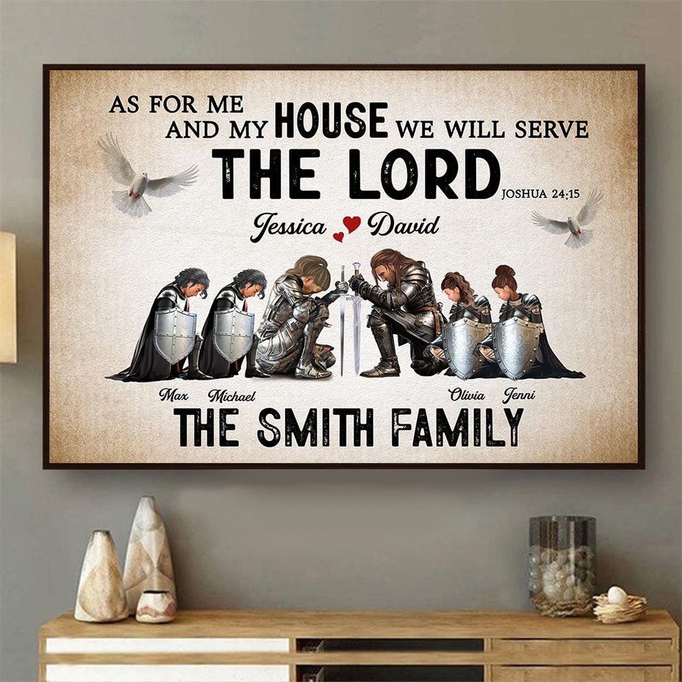 The Family Warrior Of God My House We Will Serve The Lord Joshua 24:15 ...
