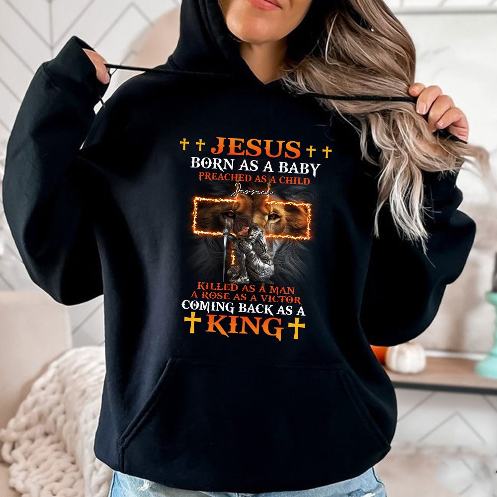 Warrior Of God, Jesus Born As A Baby Preached As A Child - Personalized ...