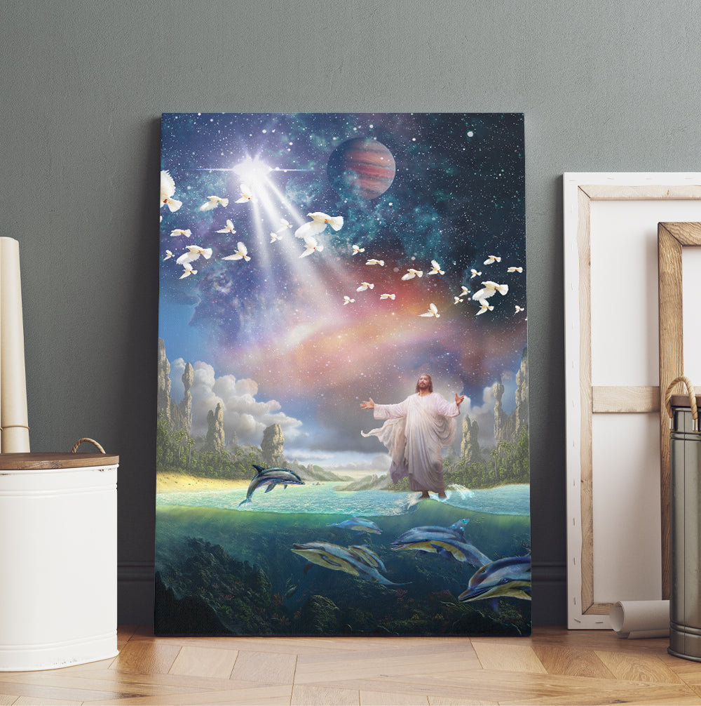 Symphony Of Praise Jesus And Nature Canvas Prints, Christian Wall Art ...